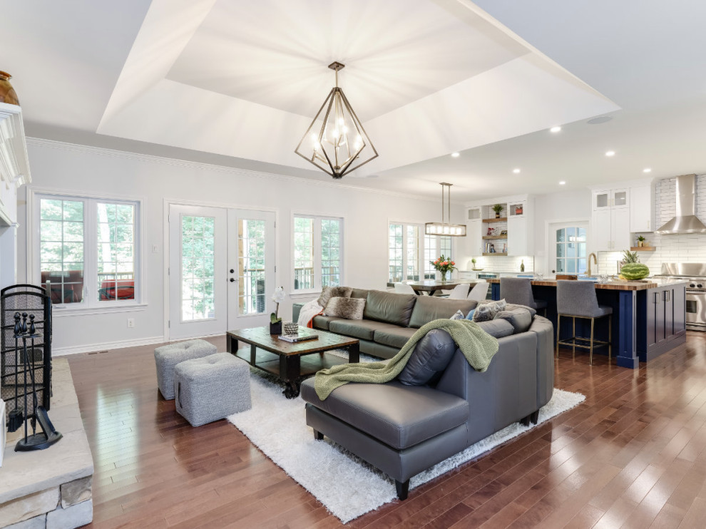 Gauthier Street Home Renovation - Living Room - Contemporary - Living ...