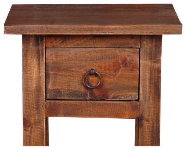 Sunset Trading Cottage Narrow Side Table, Raftwood - Transitional ...