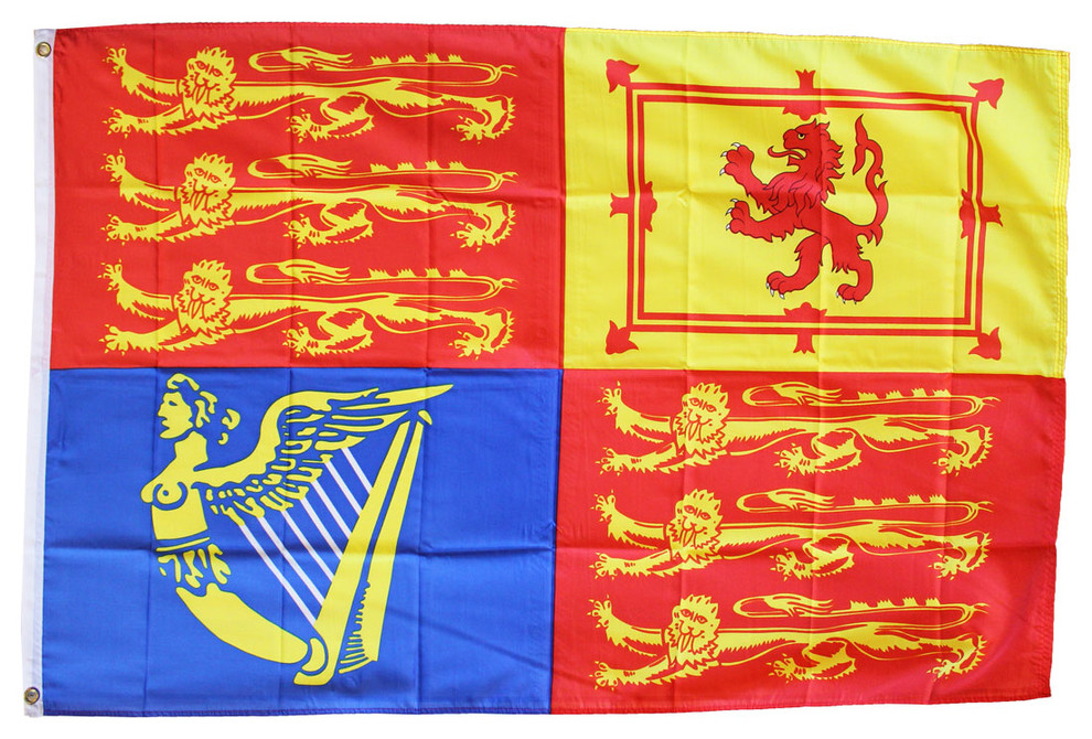 Royal Standard of the United Kingdom, 3'x5' Polyester Flag ...