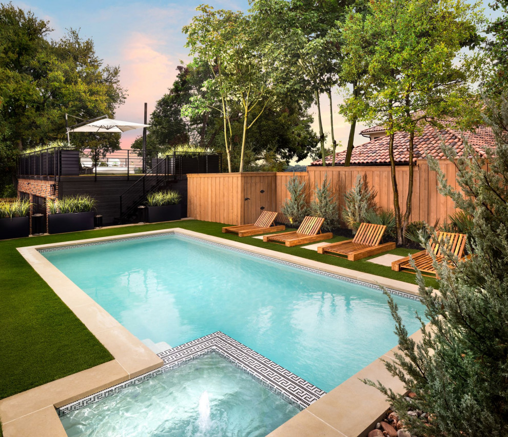 Transitional Pool - Transitional - Pool - Dallas | Houzz