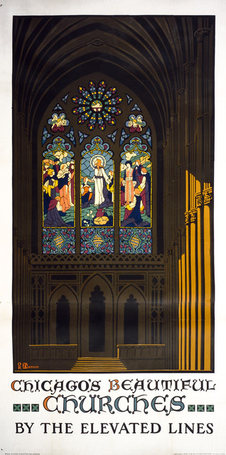Chicago's Beautiful Churches Print, 16" x 20" - Contemporary - Prints ...