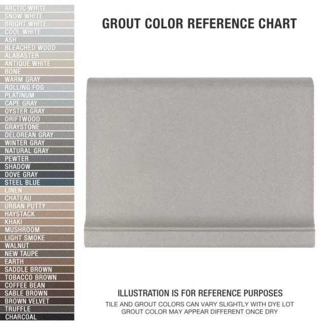 Quarry Cove Base Grey Ceramic Floor and Wall Trim - Transitional ...