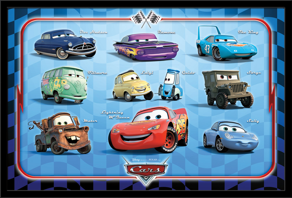 Cars Group Poster, 24.25"x35.75" - Contemporary - Kids Wall Decor - by ...