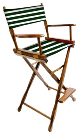 Gold Medal 30" Walnut Classic Director's Chair - Contemporary - Folding ...