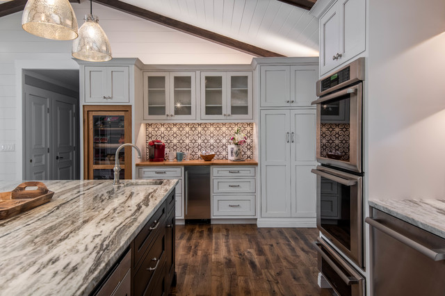 1970's Ranch Kitchen/Dining Remodel - Transitional - Kitchen - Other ...