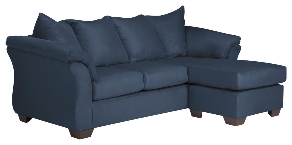 Emma Mason Signature Allgood Sofa Chaise in Blue - Transitional ...