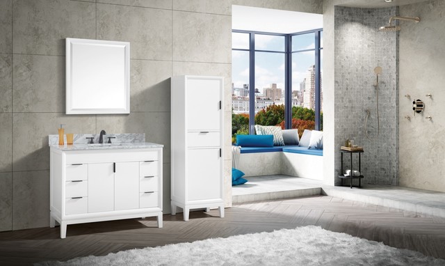 Avanity Emma 42" Vanity Only, Dove Gray - Contemporary - Bathroom ...