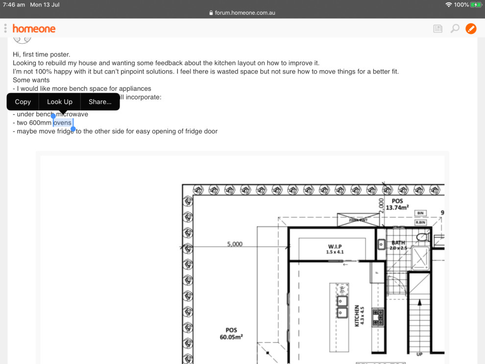 Input kitchen layout | Houzz AU