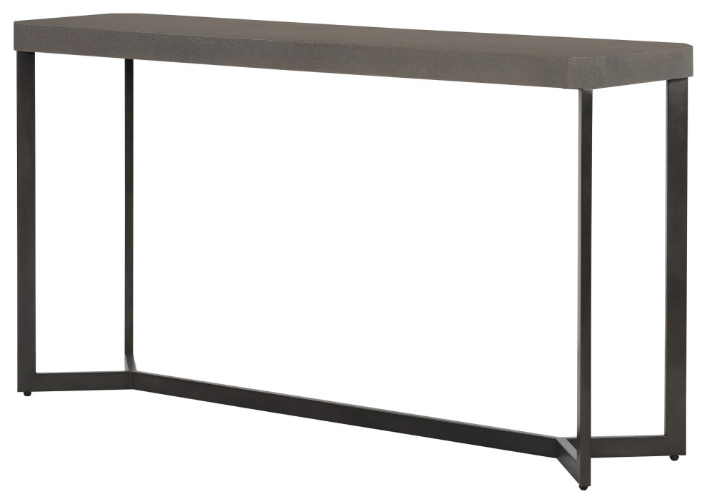 Melbourne Console Table- Faux Shagreen - Transitional - Console Tables - by Mandalay Home ...