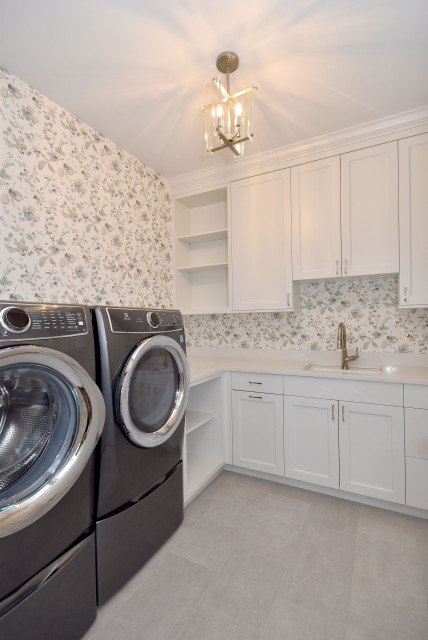 Stunning Custom Home in Elmhurst - Laundry Room - Chicago - by Mondo ...