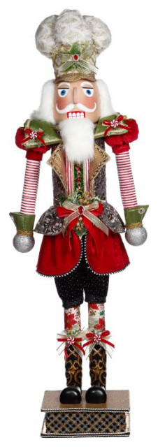 PEPPERMINT NUTCRACKER 48inches - Contemporary - Holiday Accents And ...
