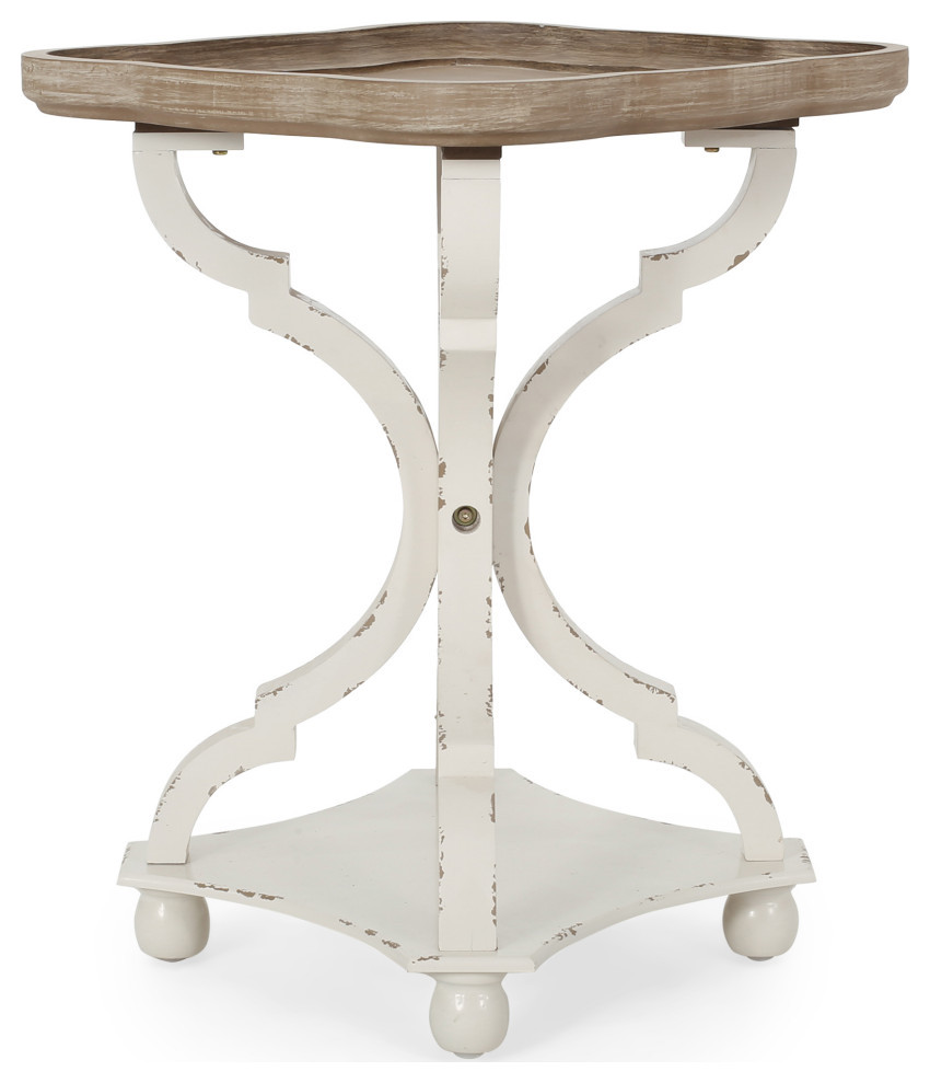 Douglas French Country Accent Table With Square Top - French Country ...