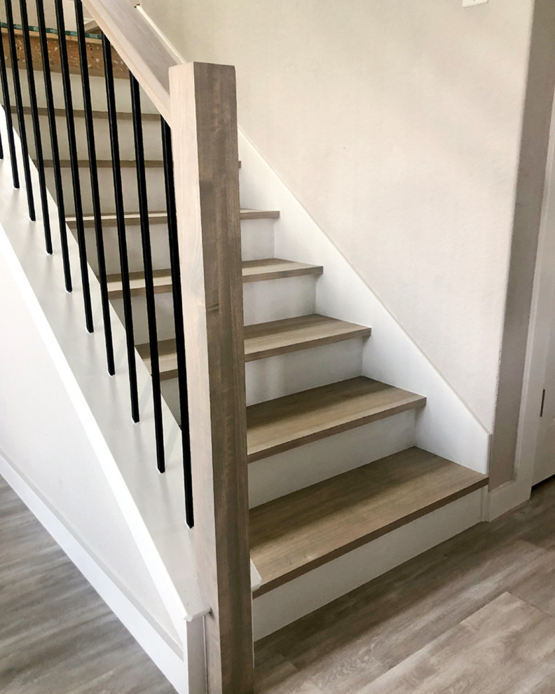 Clear Poplar Stair Treads - Modern - Staircase - Austin - by Hardwood ...