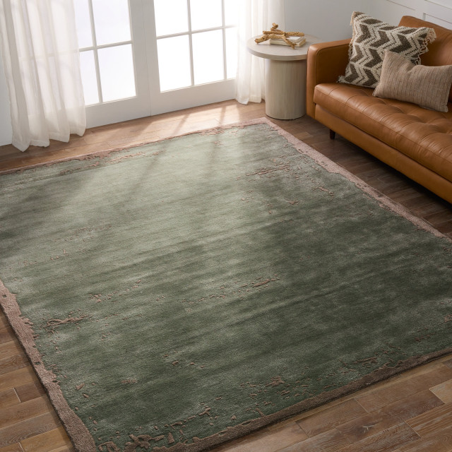 Jaipur Lenox Avenue Len02 Solid Color Rug, Sage, 6'x9' - Contemporary ...