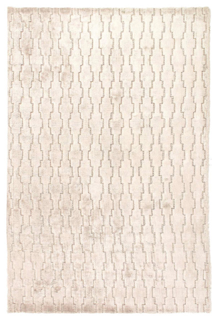 Fine Hand Loom V.Silk Modern Rug 4'1''x6'2'' - Scandinavian - Area Rugs ...