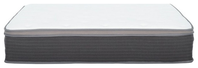 Primo International Equilibria 12in Polyurethane Full Mattress in White ...