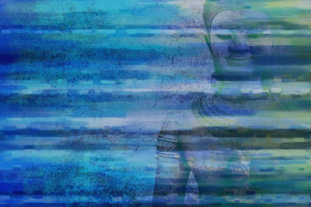 "Mahad" Artwork, 18"x12" - Asian - Prints And Posters - by Marmont Hill ...