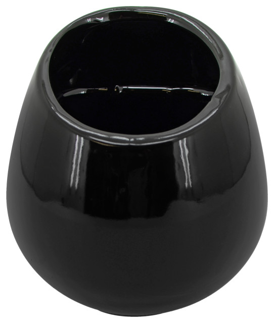 Small Round Wall Planter - Transitional - Outdoor Pots And Planters ...