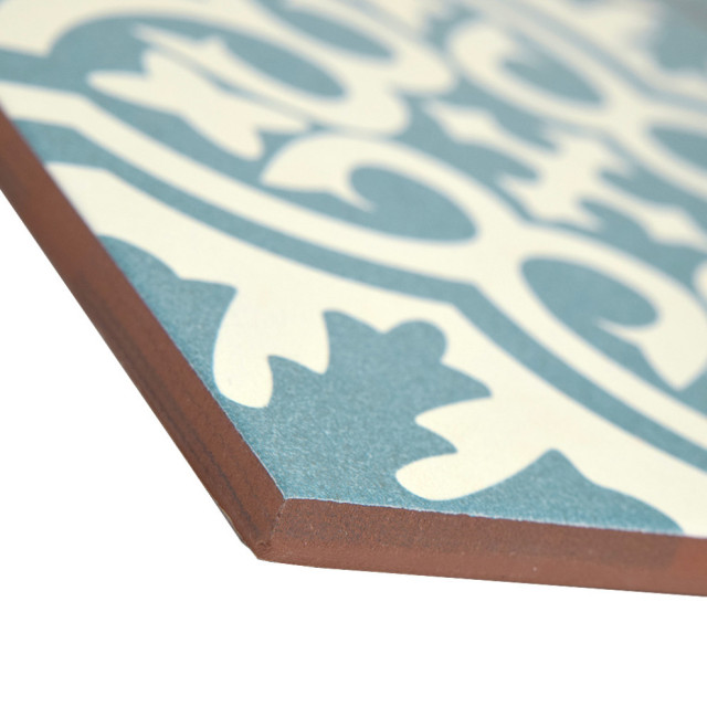 Berkeley Ceramic Floor and Wall Tile, Blue, Sample - Mediterranean ...