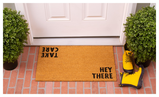 Hey There Doormat, 24x36 - Contemporary - Doormats - by Calloway Mills ...