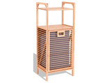 Attractive Bamboo Laundry Hamper Side Table - Transitional - Hampers ...