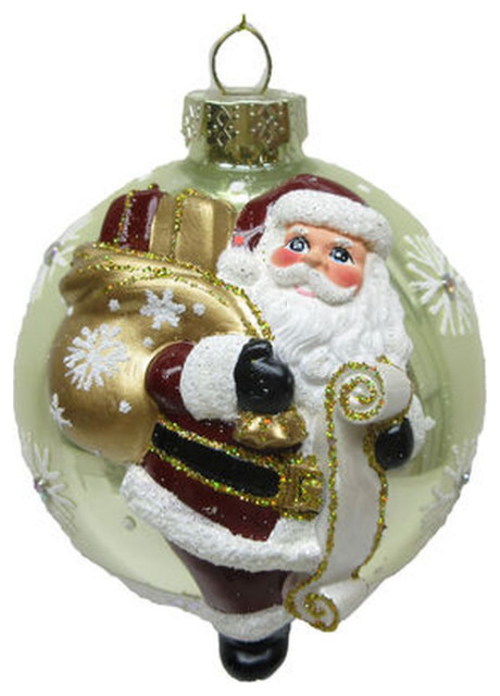 December Diamonds Christmas Carousel Champ With Santa Ornament ...