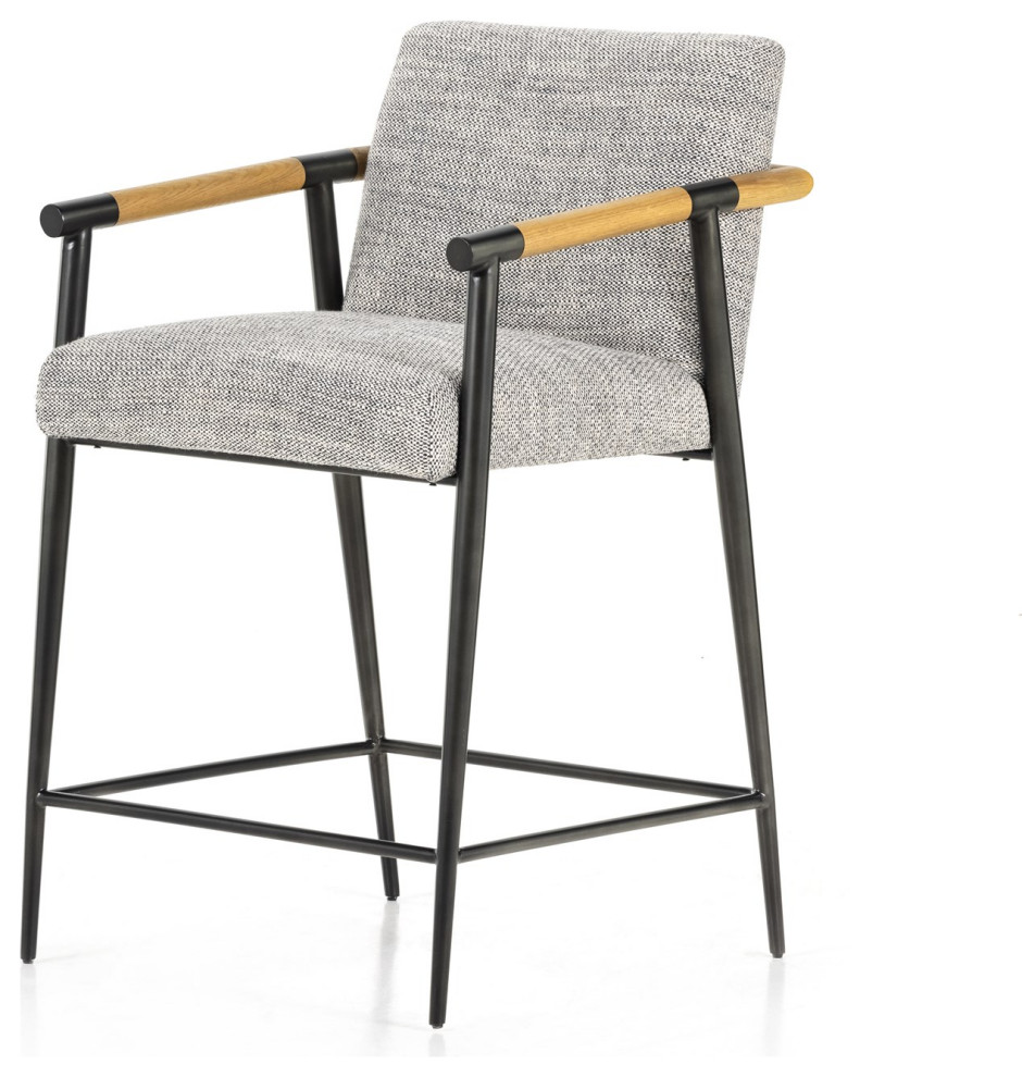 Rowen Stool, Thames Raven - Midcentury - Bar Stools And Counter Stools ...