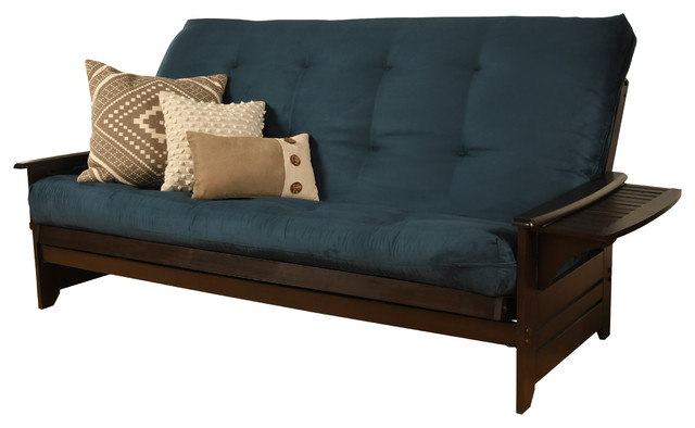 Mesa Frame Queen Futon With Espresso Finish - Transitional - Futons ...