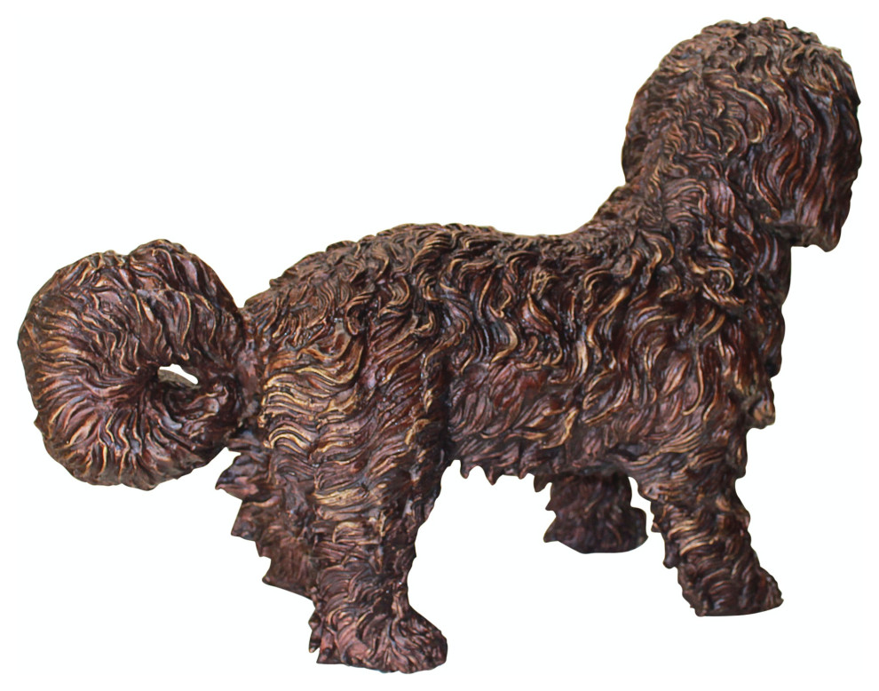Rusty the Dog Cast Bronze Garden Statue - Traditional - Garden Statues ...