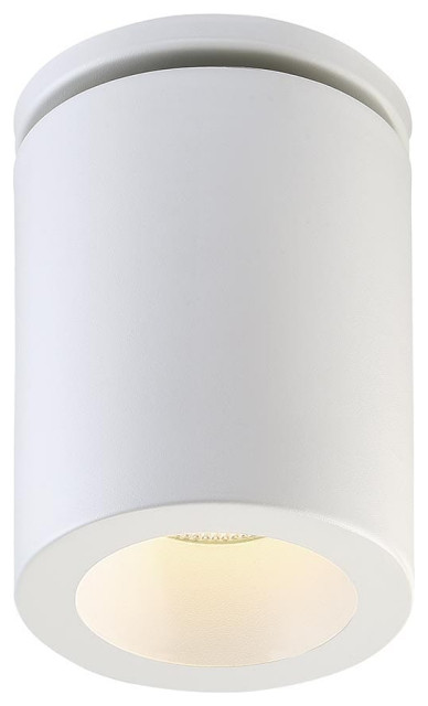 White LED Flush Mount from the Lotus Collection, 7.000 - Modern - Flush ...