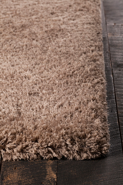 Osim Hand-Tufted Contemporary Shag Rug, 9'x13' - Contemporary - Area ...