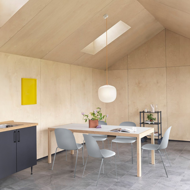 Set of 4 Stackable Modern Dining Stacking Chairs Plastic Metal Chrome ...