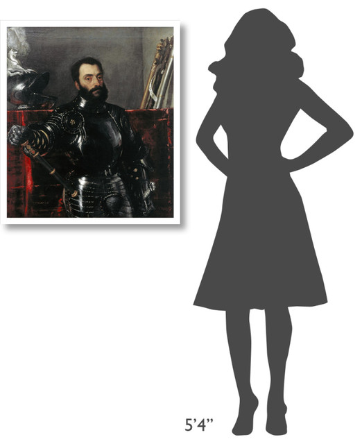 "Portrait of Francesco Maria Della Rovere, Duke of Urbino" Paper Art ...