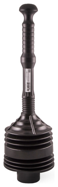 Accordion Toilet Plunger With Large Bellows for Extra Powerful Plunge ...