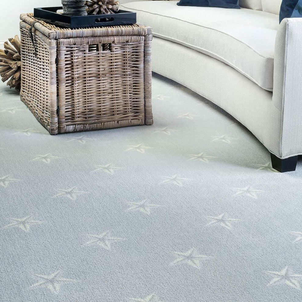 Star Pattern 3/8 Thick Indoor Area Rug Carpet, Allegheny, 8x8 ...