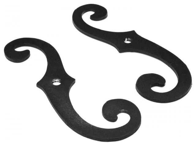 Cast Iron Window Shutter Dogs (Pair) Vintage Style 6.5" H x 2.25" W ...