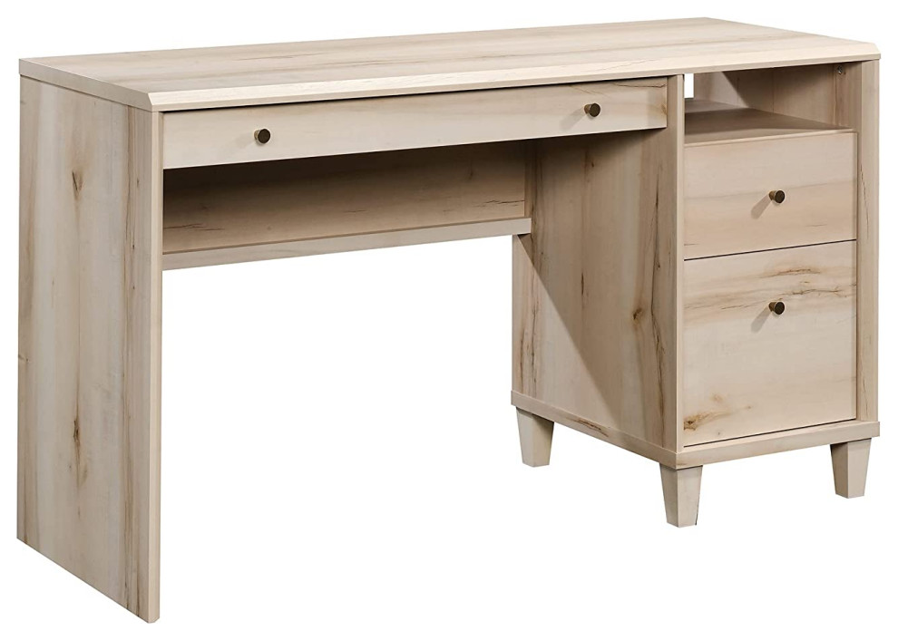 Rectangular Desk, Unique Design With Chamfered Edges and Drawers ...