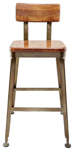 Brocha Stool, Bar - Industrial - Bar Stools And Counter Stools - by AFB ...