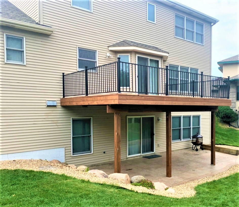 Jeff's KDAT Decking Project In Champlin, MN - Rustic - Deck ...