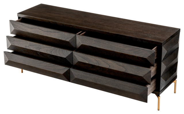 Wooden Contemporary Dresser, Eichholtz Denver - Contemporary - Dressers ...