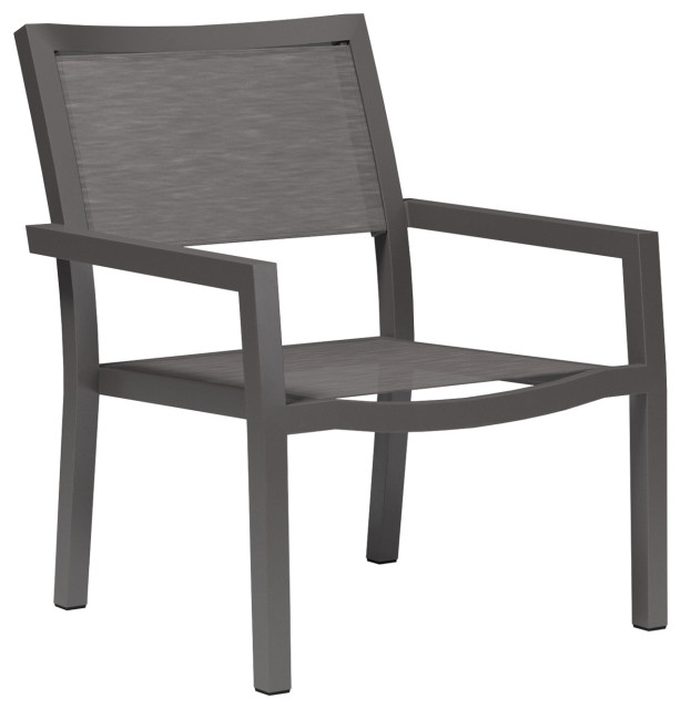Vegas Stackable Sling Club Chair, 29"x28" - Transitional - Outdoor ...