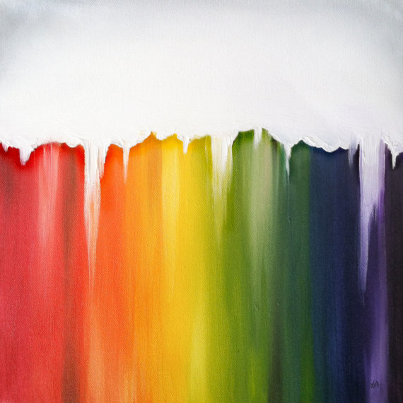 LGBT Support Abstract Fine Art Giclée Print by Heather Ackley Art ...