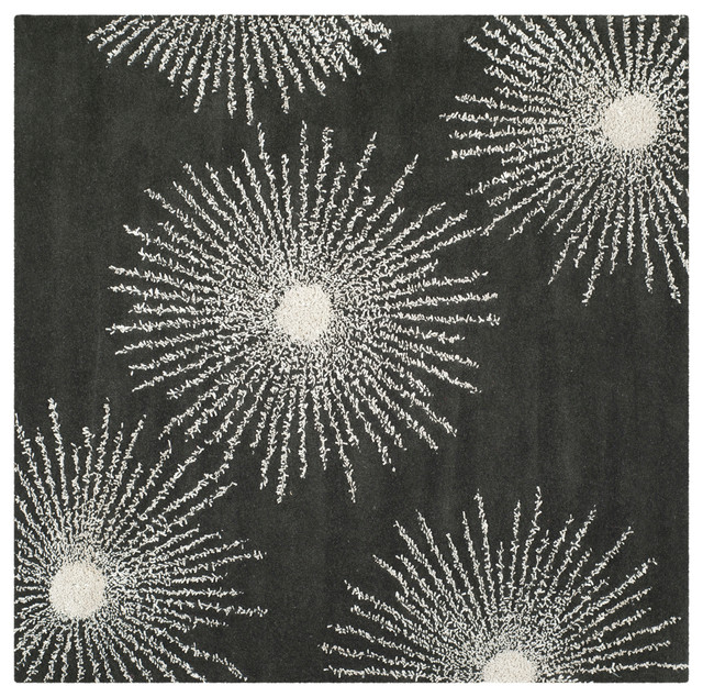 Safavieh SoHo Collection SOH712 Rug, 6' Square - Contemporary - Area ...