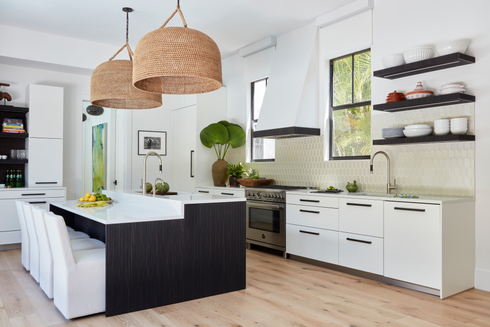 Spanish Mission Revival in Delray Beach - Contemporary - Kitchen ...