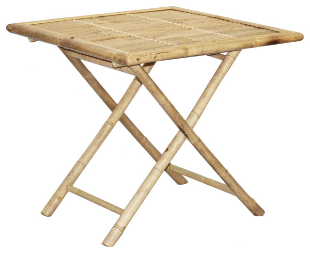 Bamboo Round Square Table - Tropical - Folding Tables - by bamboo54 | Houzz
