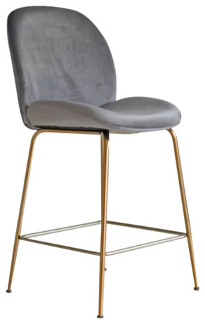 Lotus Stool-Grey - Midcentury - Bar Stools And Counter Stools - by ...