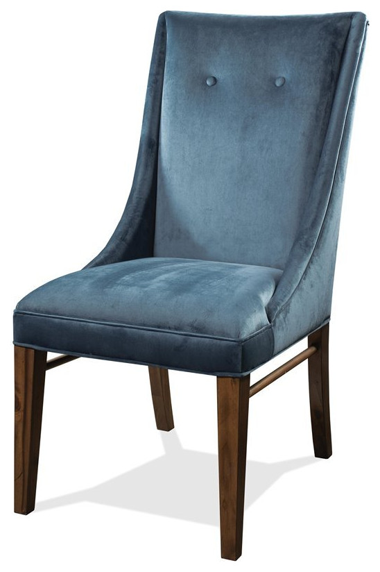 Riverside Furniture Mix-n-match Velvet Upholstered Dining Side Chair ...
