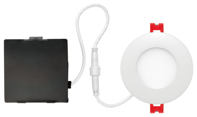 3" White Integrated LED Ultra Slim Recessed Lighting Kit - Recessed ...