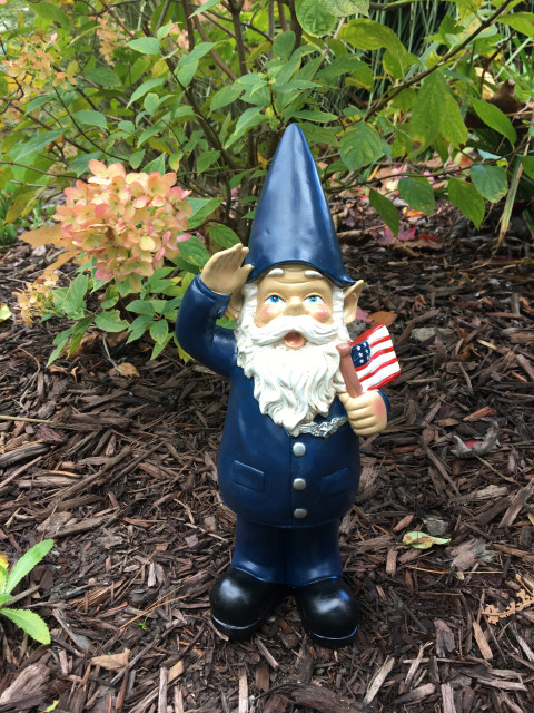 12" Resin Air Force Gnome - Contemporary - Garden Statues And Yard Art ...