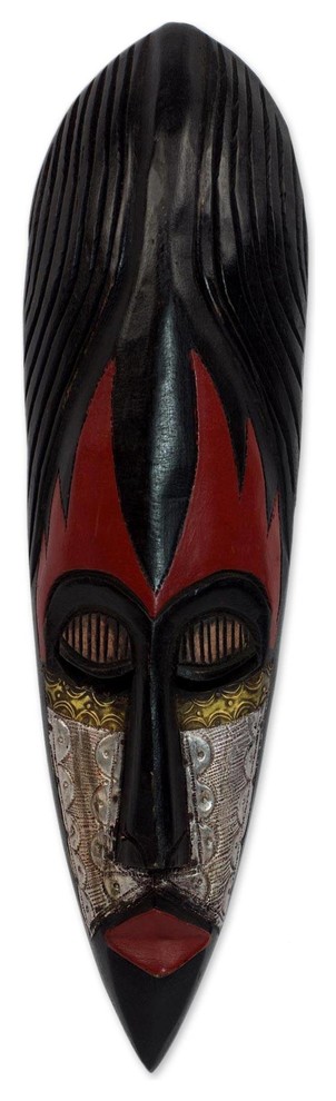 Fulani Maiden Nigerian Wood Mask, Ghana - Southwestern - Wall ...